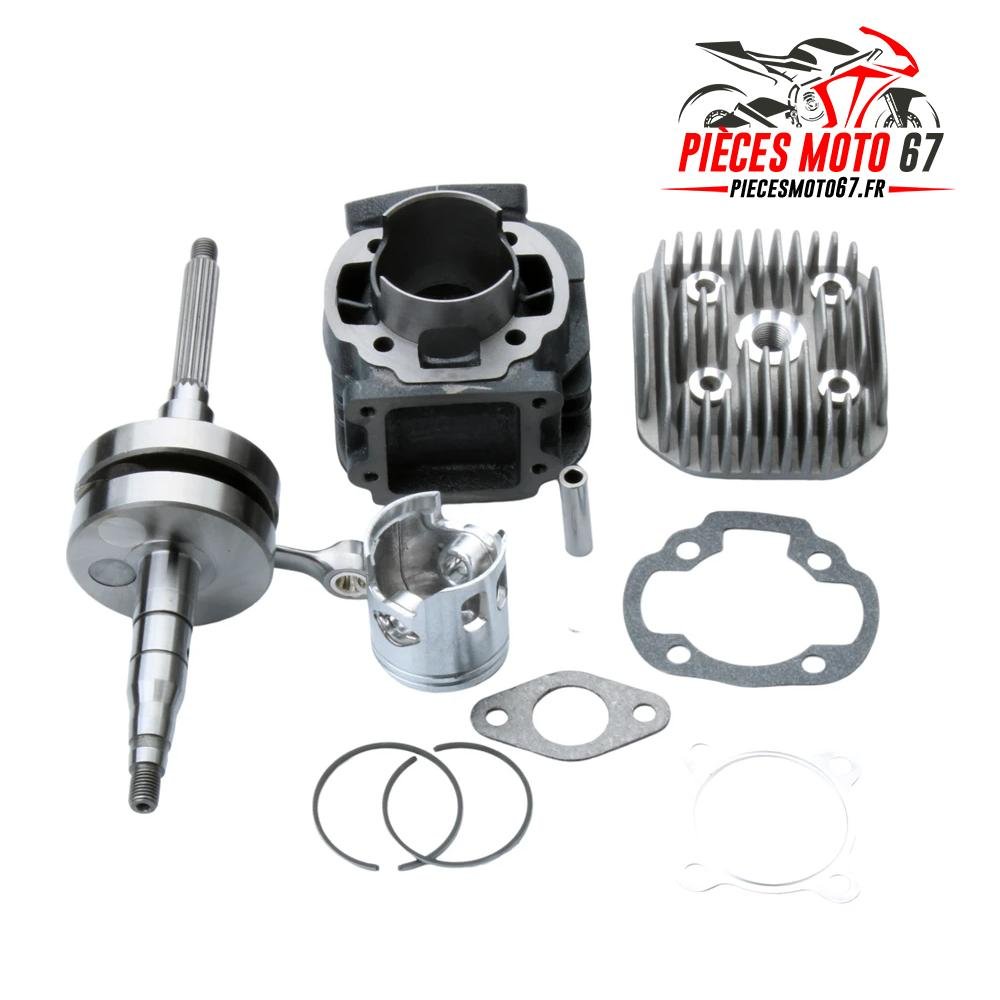 KIT MOTEUR MBK 50 Booster 50cc 47mm / 10mm 2T - Pièces Moto 67